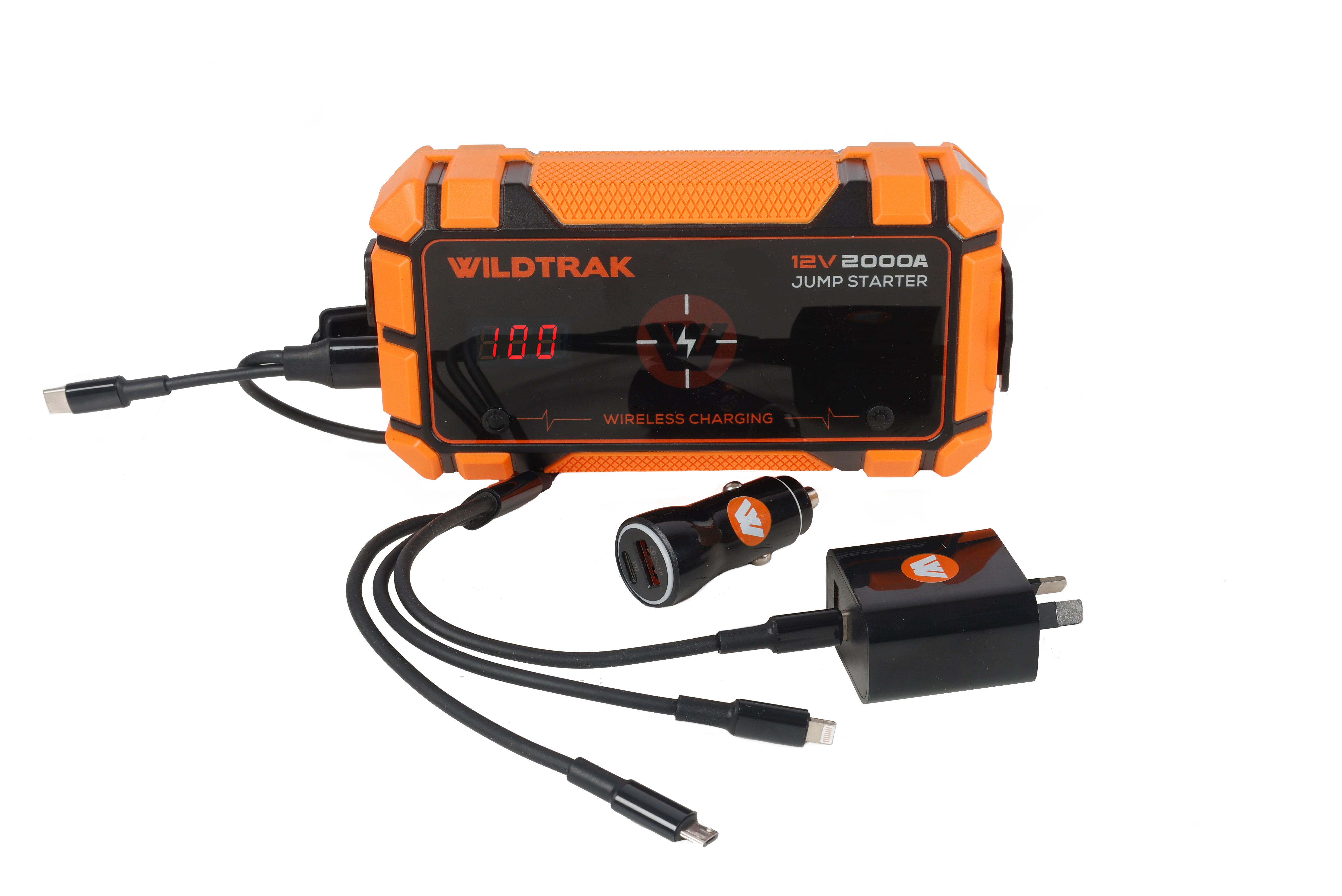 Heavy-Duty 2000A 16AH HP Lithium Car & 4WD Jump Starter (Petrol & Dies ...