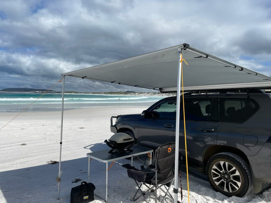 Evo 250 Dlx 4wd Side Awning 2.5x2.5m 600d Canvas Wildtrak